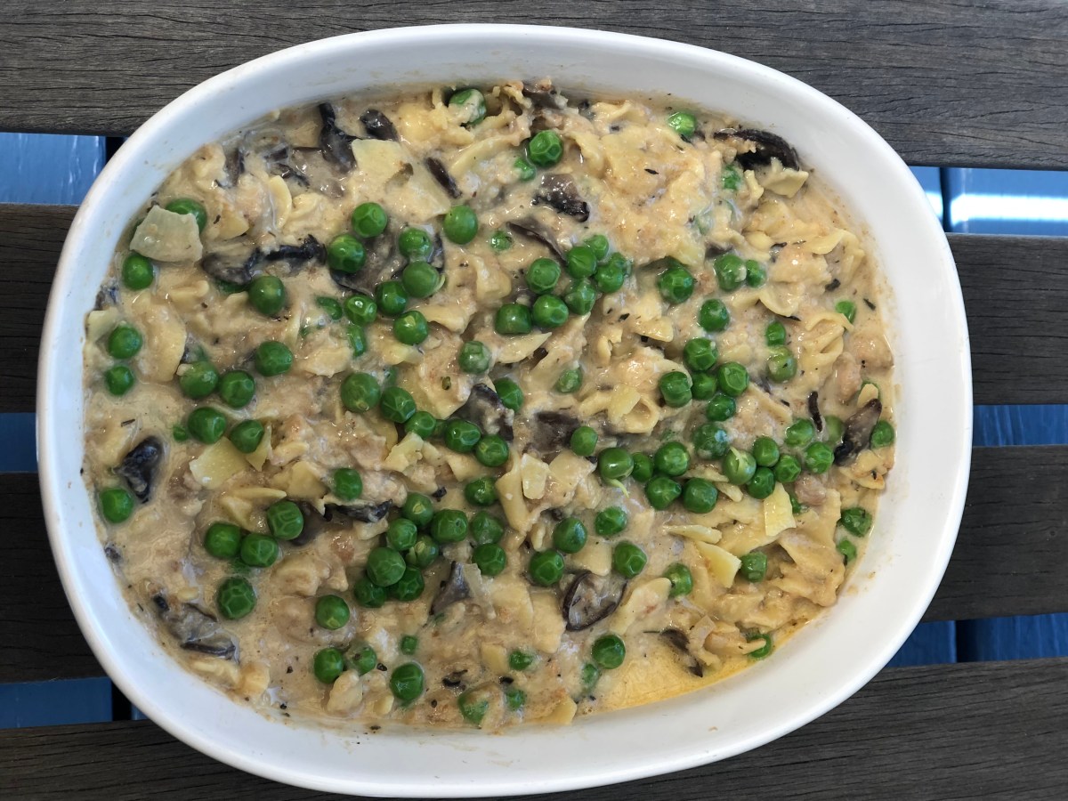 Chicken Noodle Casserole with English Peas – Marilyn Raff